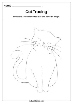 Free Tracing Worksheets for Preschool - Active Little Kids
