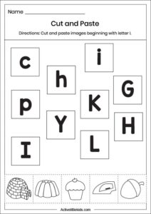 Free Letter I Worksheets for Kindergarten - Active Little Kids