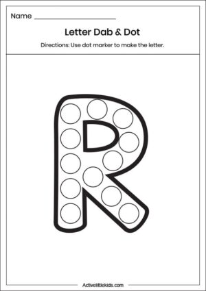 Free Letter R Worksheets for Kindergarten - Active Little Kids