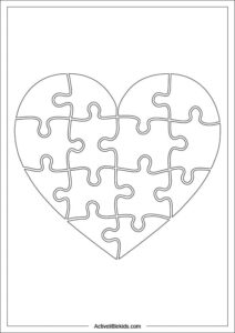 Free Heart Coloring Pages - Active Little Kids