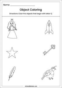 Free Letter Q Worksheets for Kindergarten - Active Little Kids