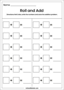 Free Addition Worksheets for Kindergarten - 37 Free Pages