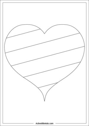 Free Heart Coloring Pages - Active Little Kids